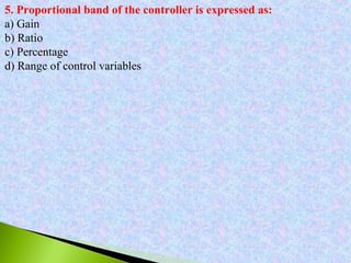 Pid controller mcq answers | PPT