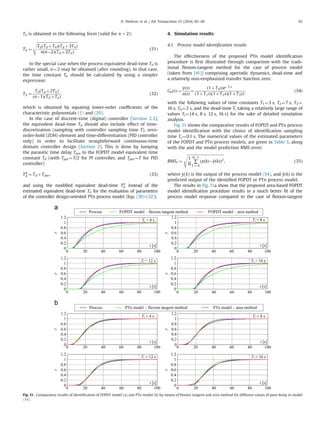 PID controller auto-tuning based on process step response and damping optimum criterion | PDF