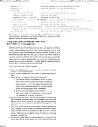 Pid controller for lego mindstorms robots | PDF
