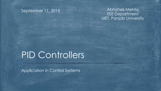 Pid controllers | PPTX