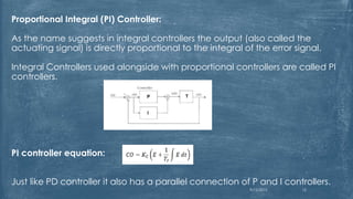 Pid controllers | PPTX