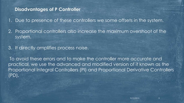 Pid controllers | PPTX