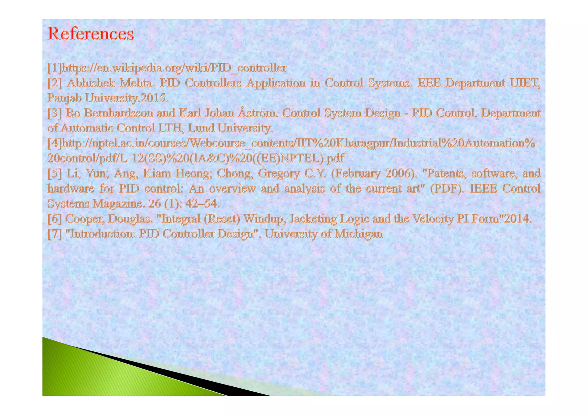 PID controller in control systems | PDF