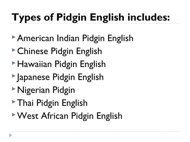 Pidgin | PPT