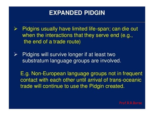 Pidgin | PPTX