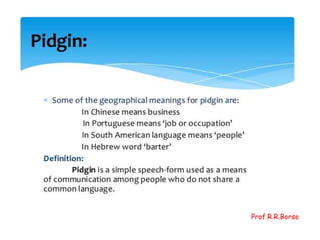 Pidgin | PPTX