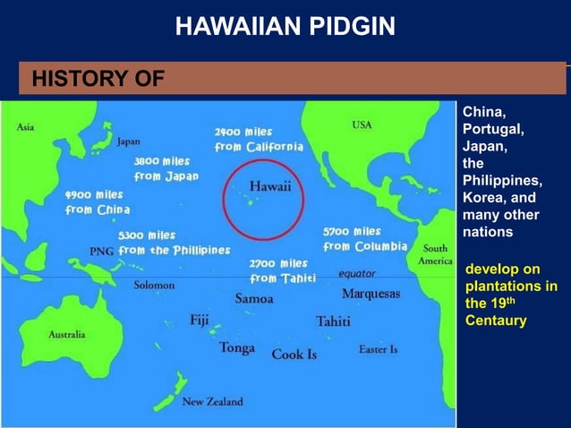 Pidgins and its origion | PPT