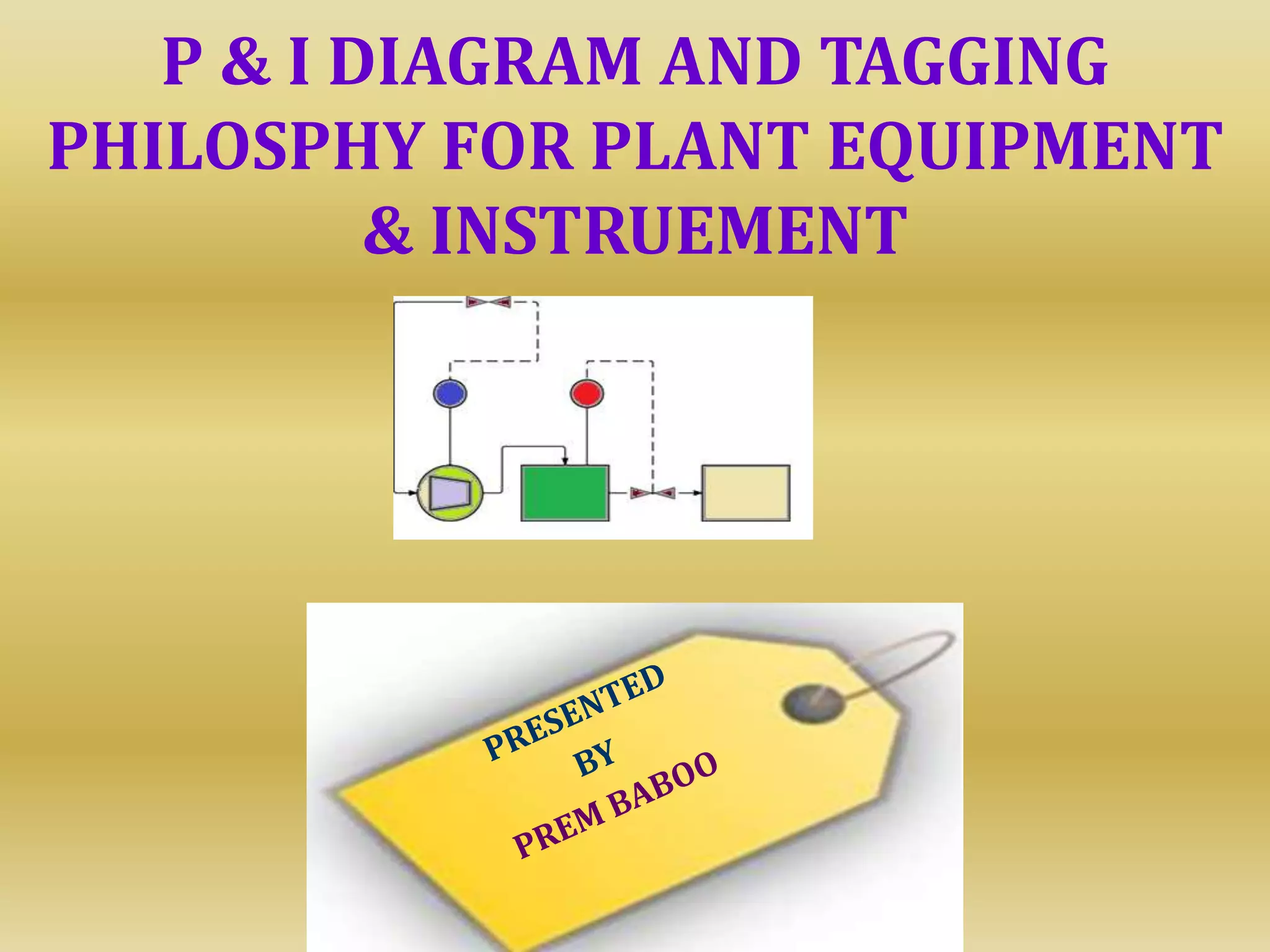 P & i diagram and tagging philosphy for | PPTX