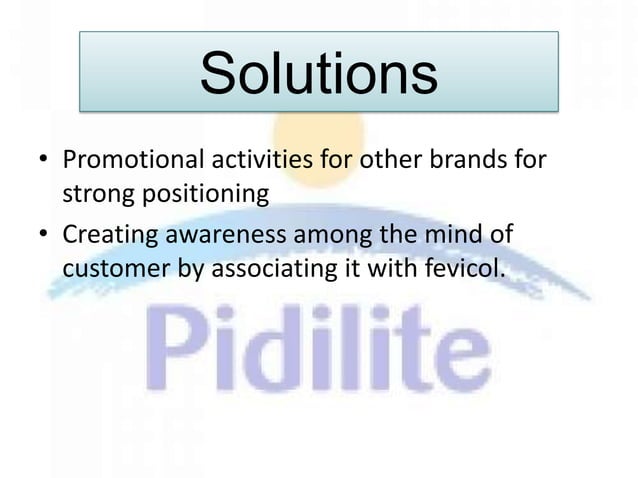 Pidilite | PPTX | Commodities | Economy