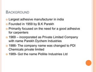 Pidilite ....... | PPTX