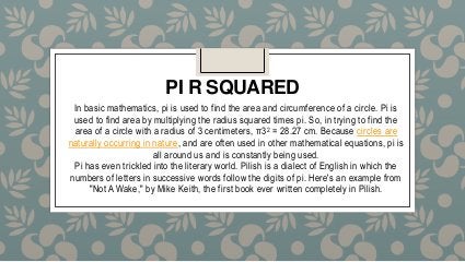 Pi ( Presentation on Mathematics pie).pptx