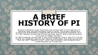 Pi ( Presentation on Mathematics pie).pptx