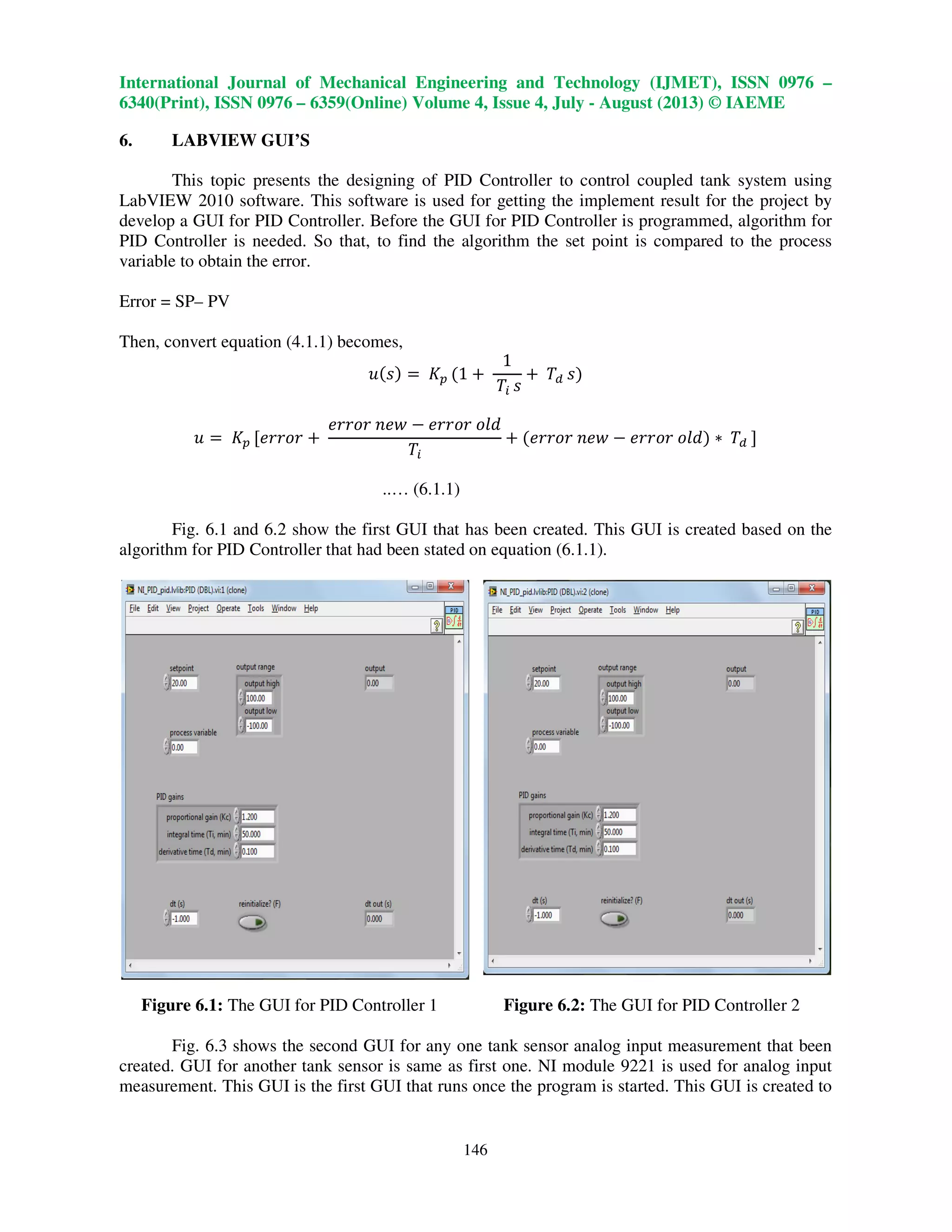 Pid output fuzzified water level control in mimo coupled tank system | PDF