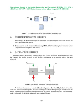 Pid output fuzzified water level control in mimo coupled tank system | PDF