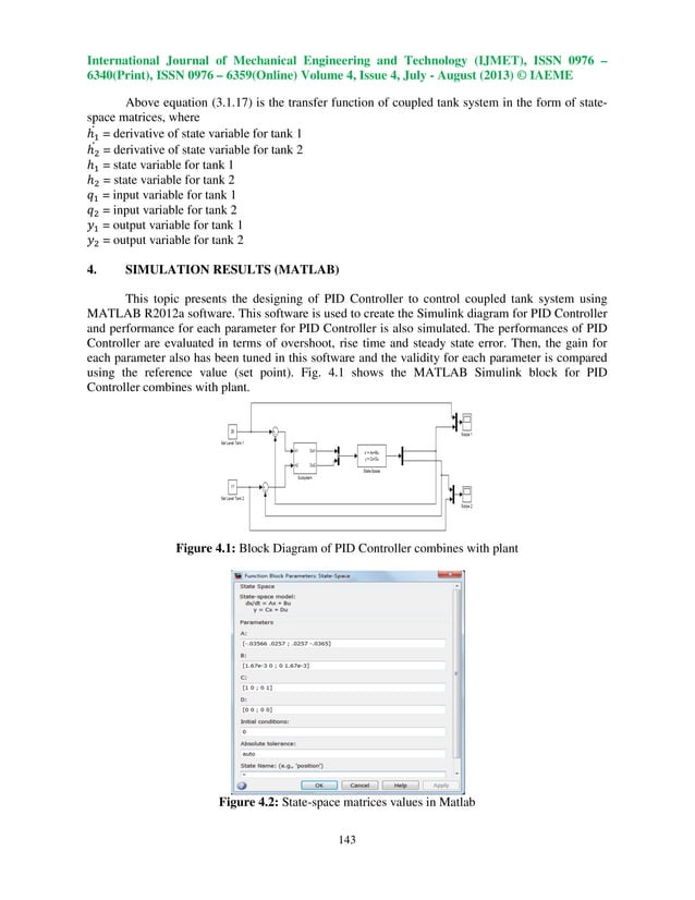 Pid output fuzzified water level control in mimo coupled tank system | PDF