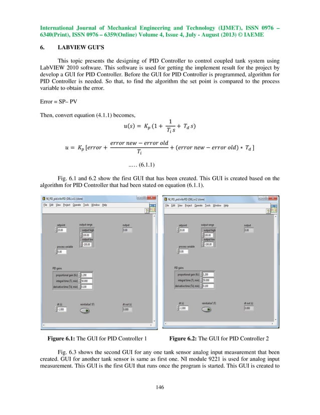 Pid output fuzzified water level control in mimo coupled tank system | PDF