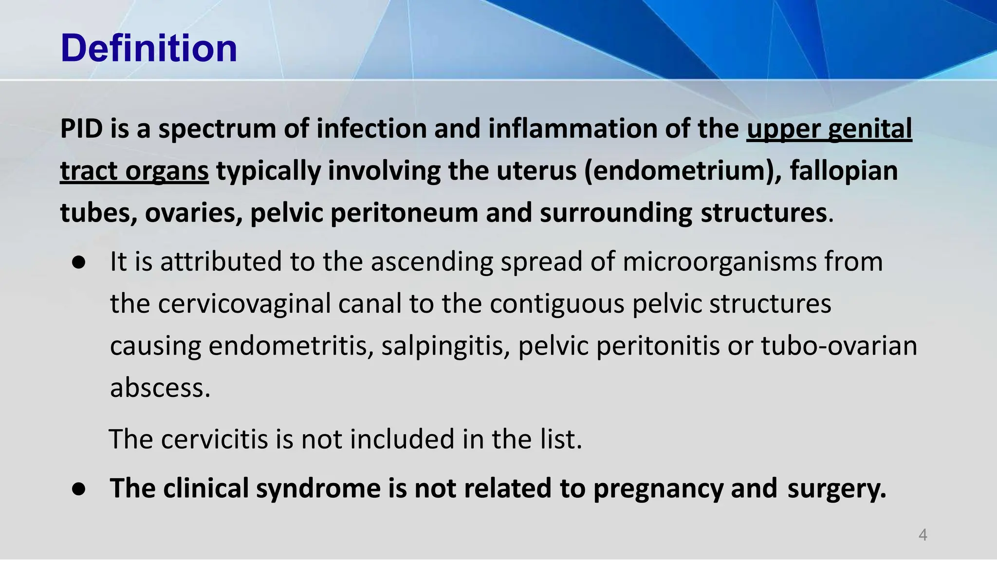 PID update 2024 treatment and disposition in hospital setting | PPTX