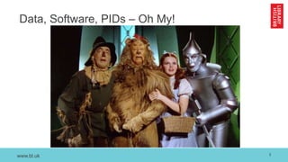 PIDs, Data and Software: How Libraries Can Support Researchers in an ...