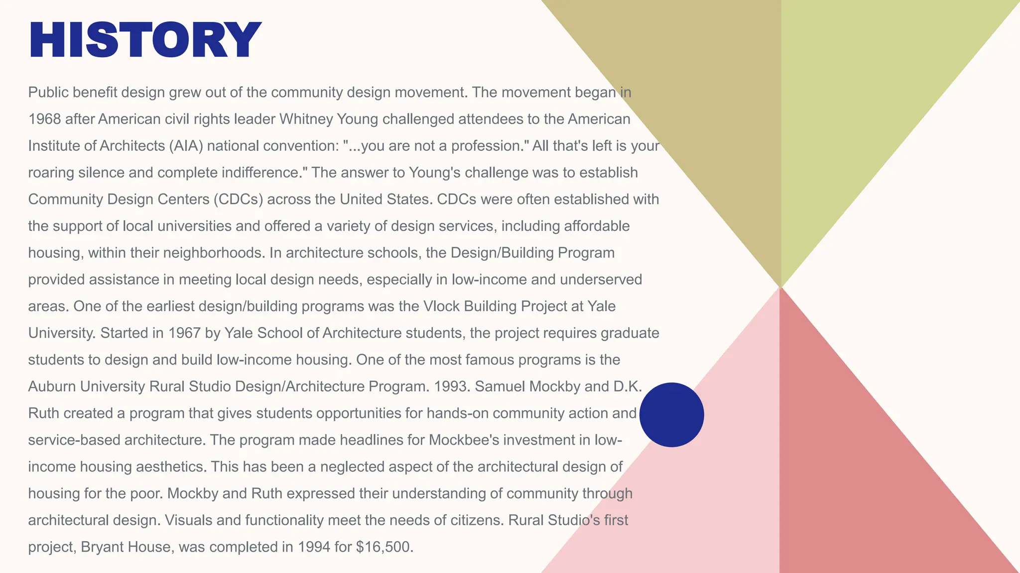 PUBLIC INTEREST DESIGN & SEED PRESENTATION | PPTX