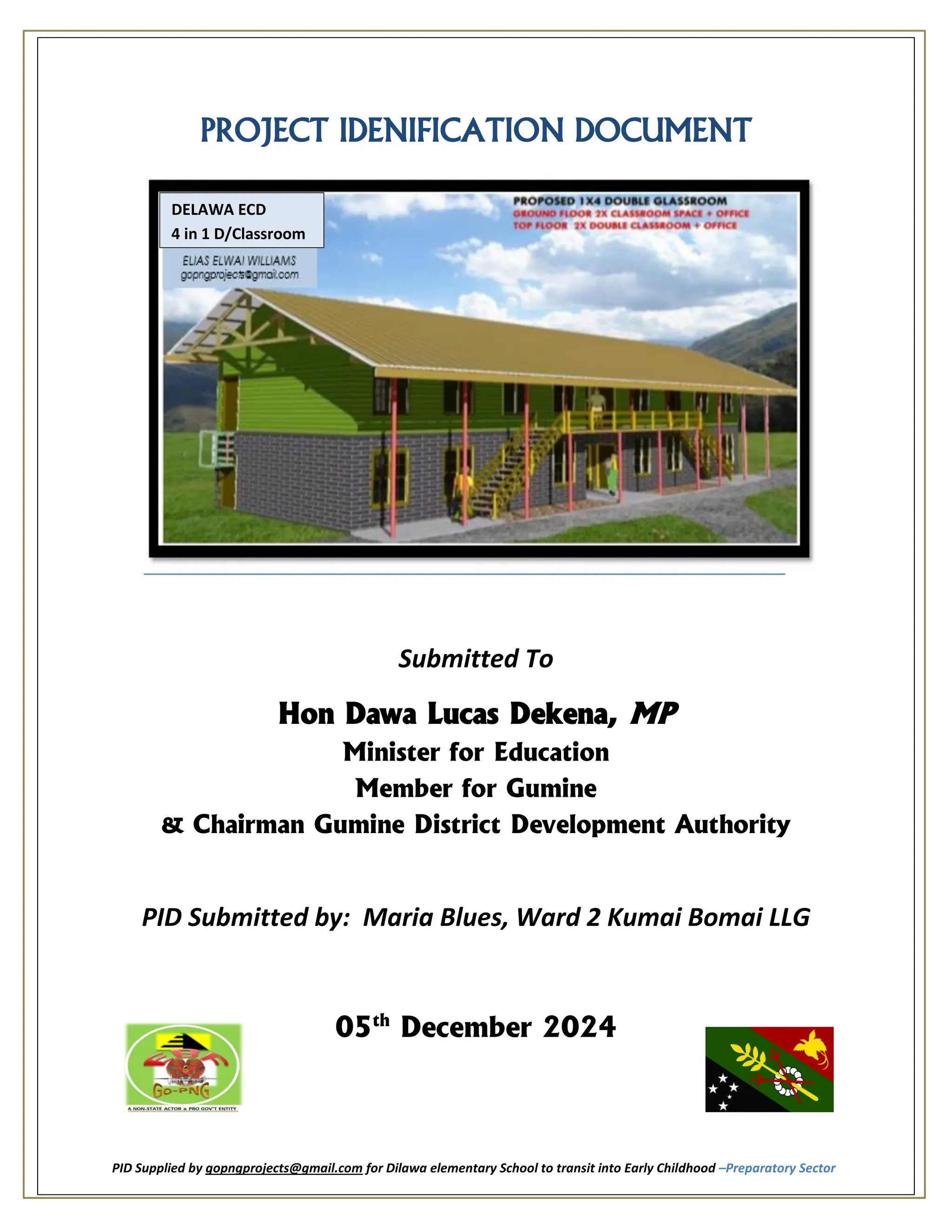 Dilawa Early Childhood Project Identification Document | PDF
