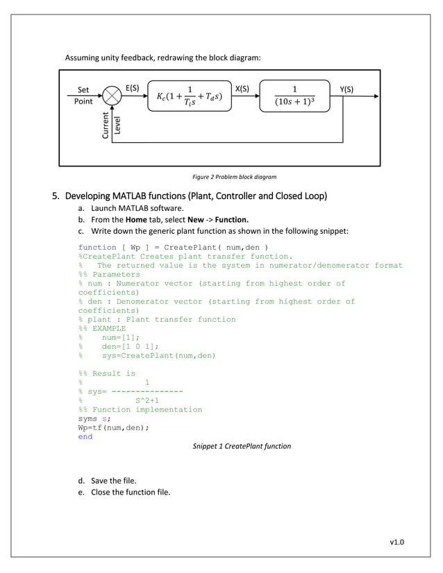 PID Tuning using Ziegler Nicholas - MATLAB Approach | PDF