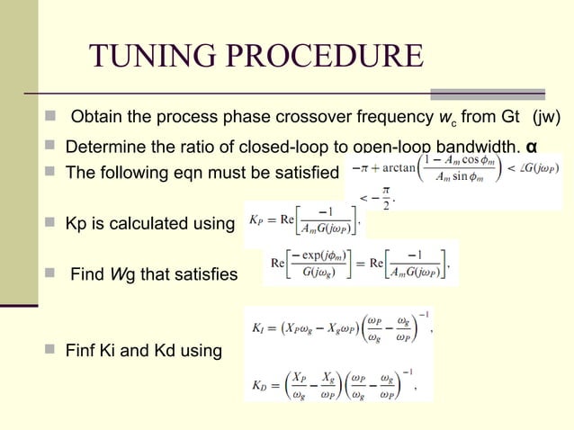 Pid tuninig with exact gain and phase margin | PPT | Technology & Computing