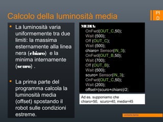 regolazione Pid con robot lego | PPT
