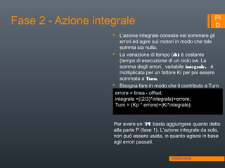 regolazione Pid con robot lego | PPT