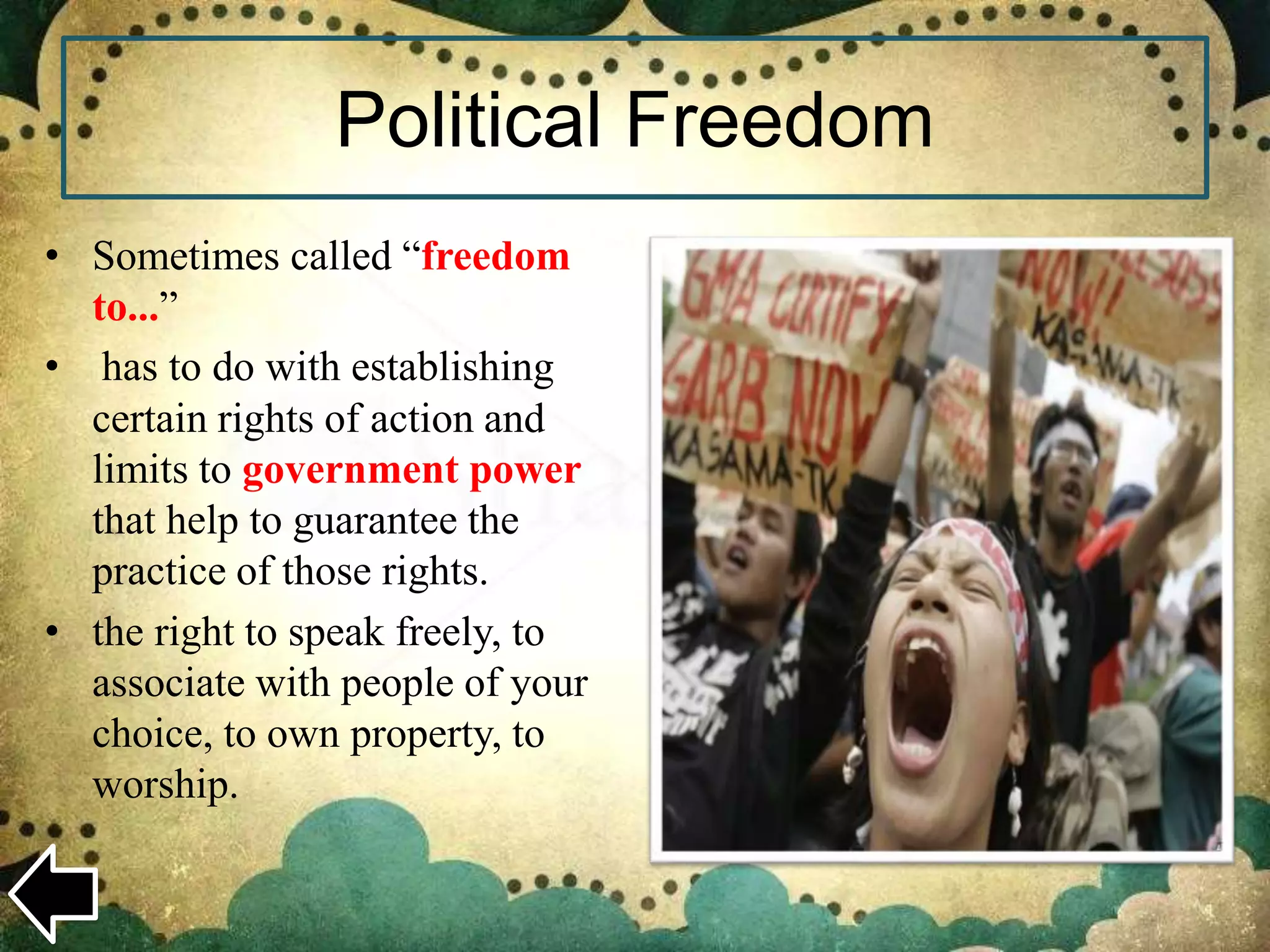 Freedom and Responsibility | PPTX