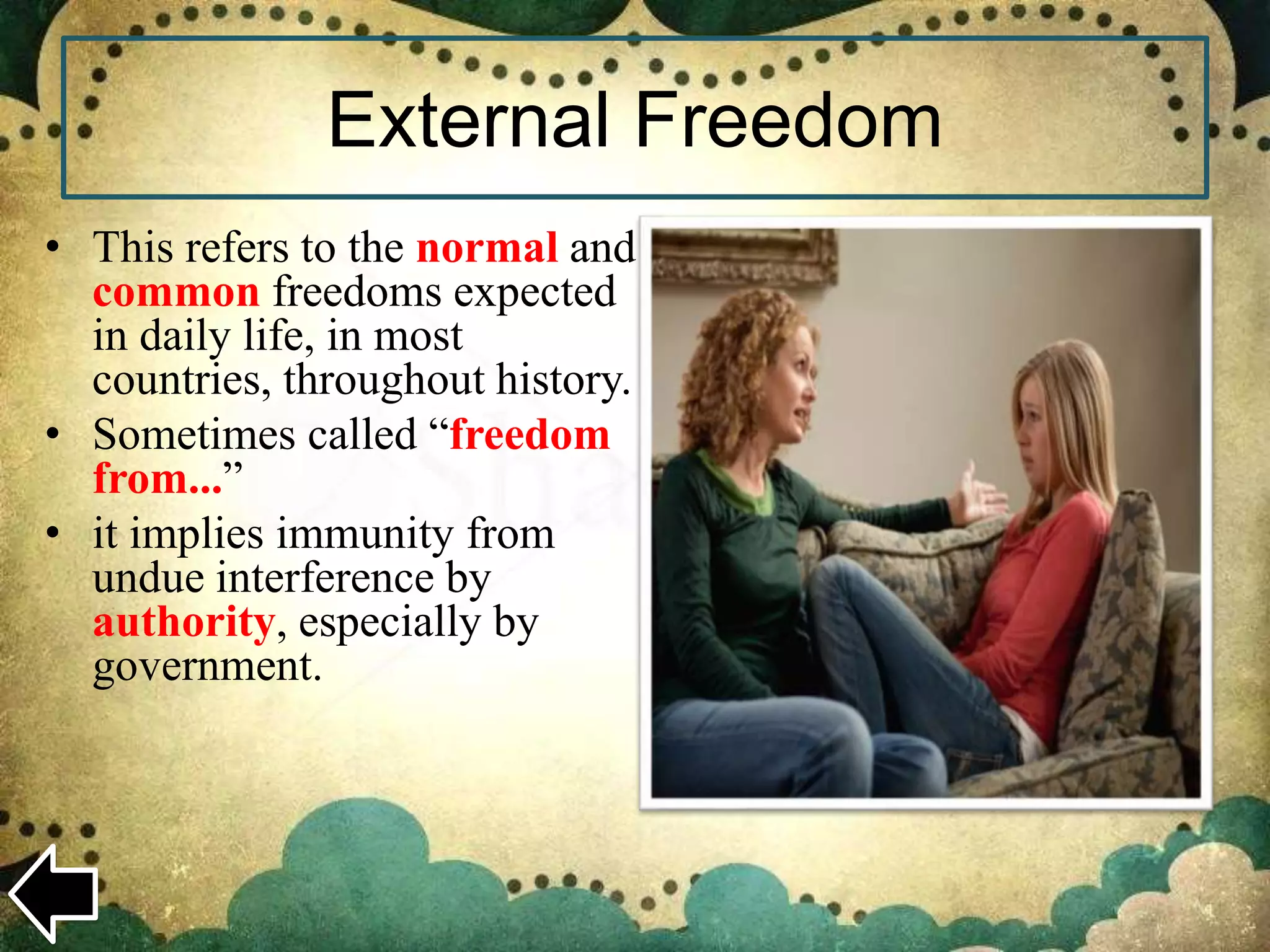 Freedom and Responsibility | PPTX