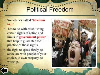 Freedom and Responsibility | PPTX