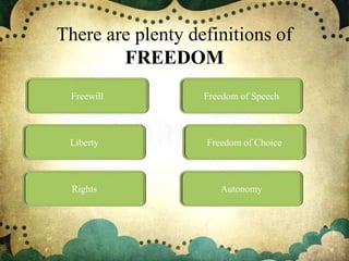 Freedom and Responsibility | PPTX