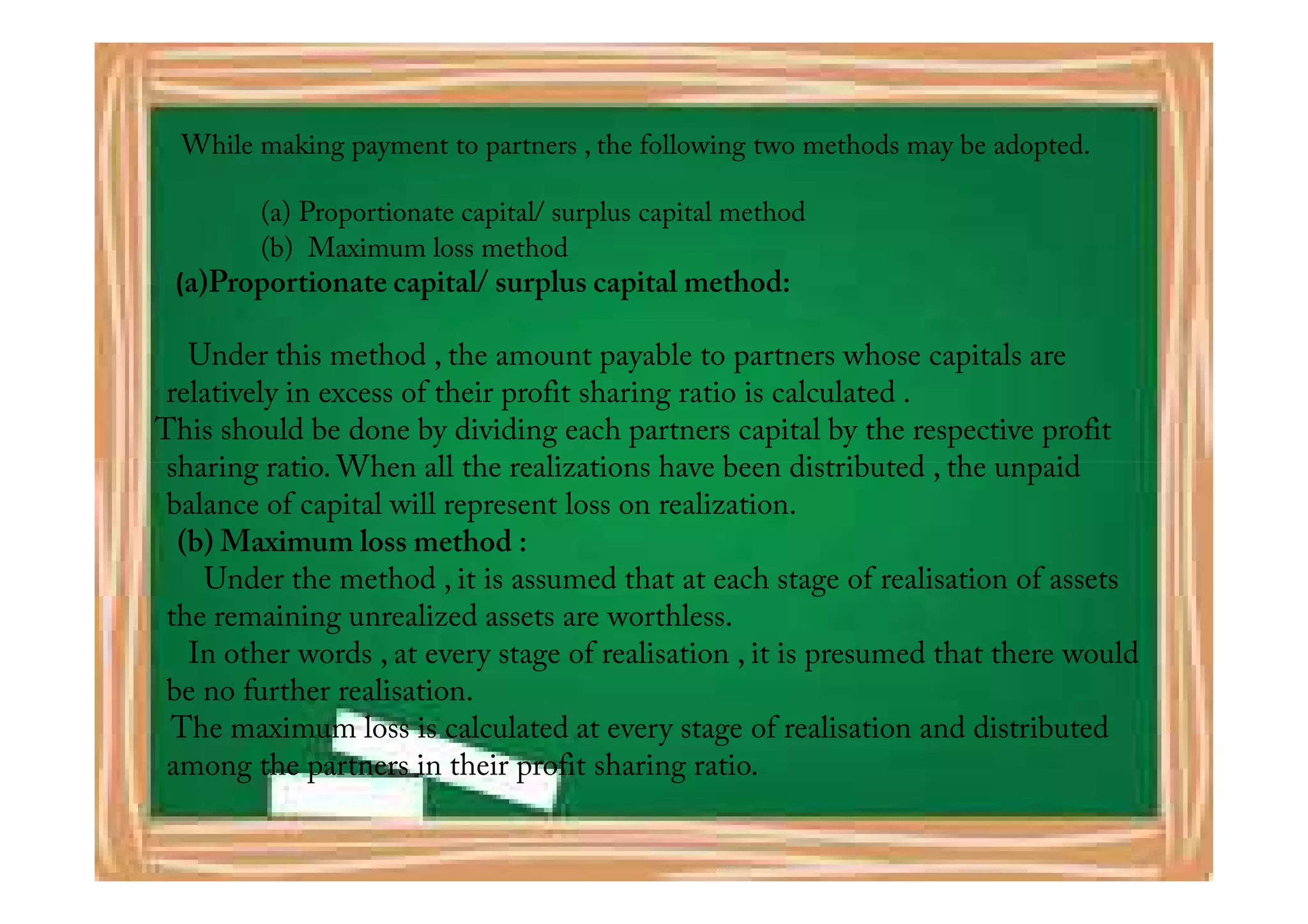 Piecemeal distribution ppt | PDF