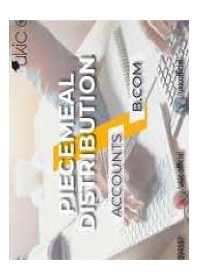 Piecemeal distribution ppt | PDF