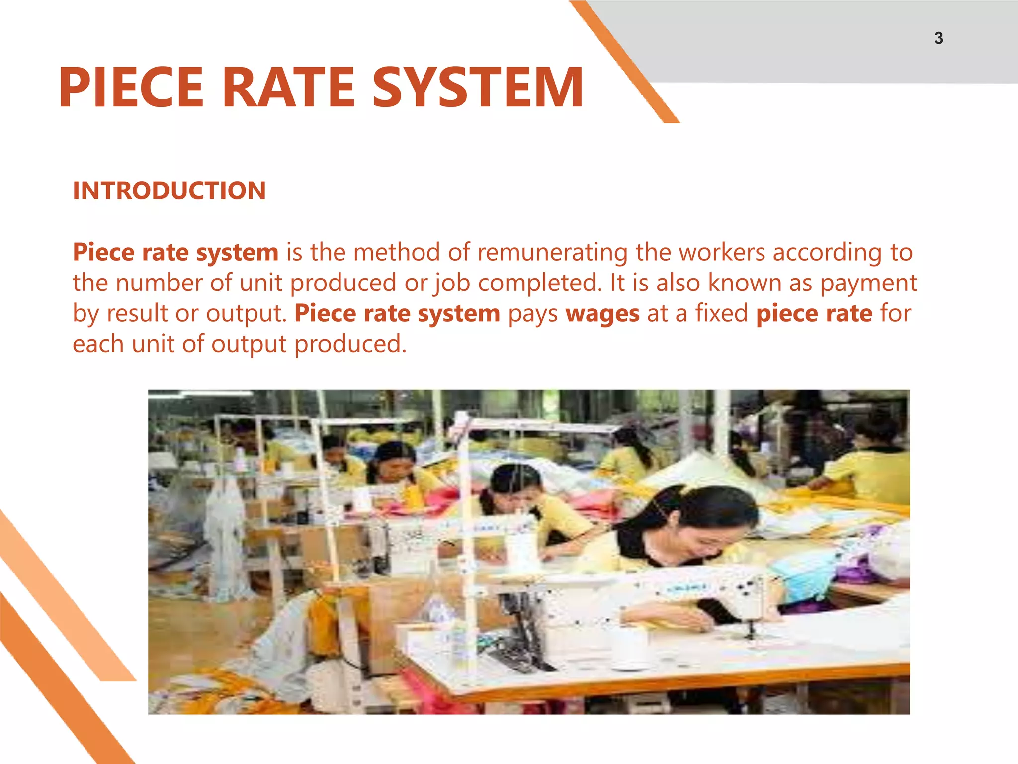 Piece Rate System Shop Management Principles Of Scientific