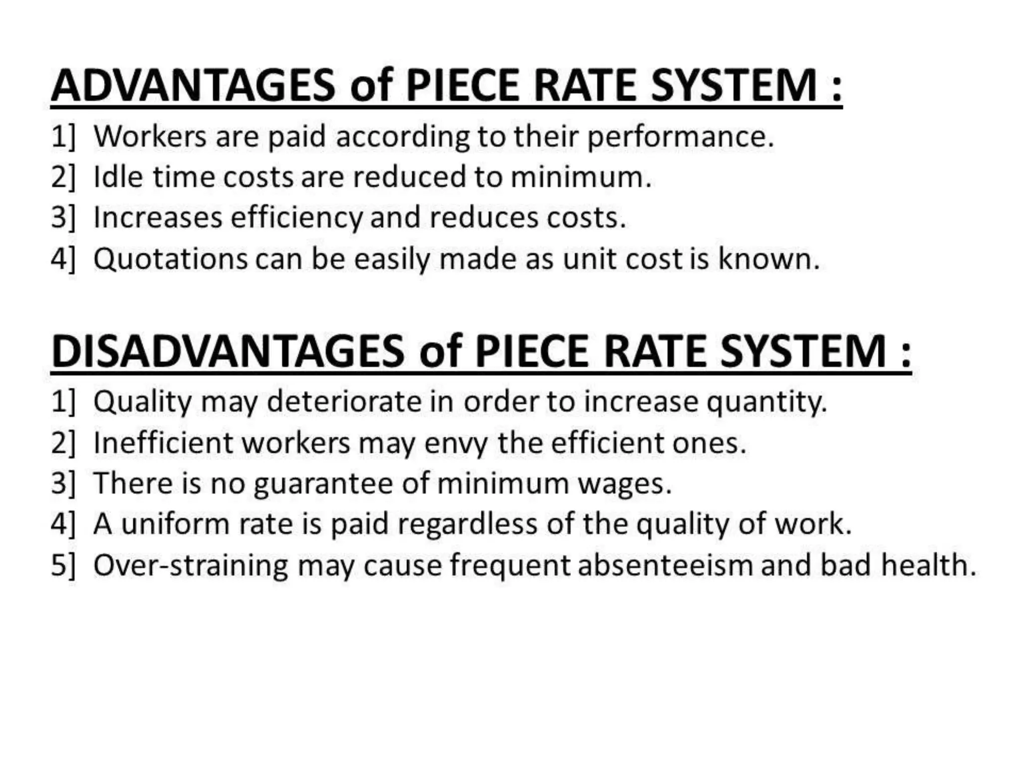 Piece rate system & shop management, principles of Scientific ...
