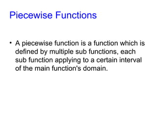 Piecewise Functions in Matlab | PPT