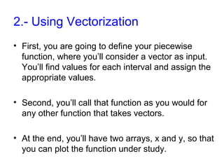 Scilab - Piecewise Functions | PPT