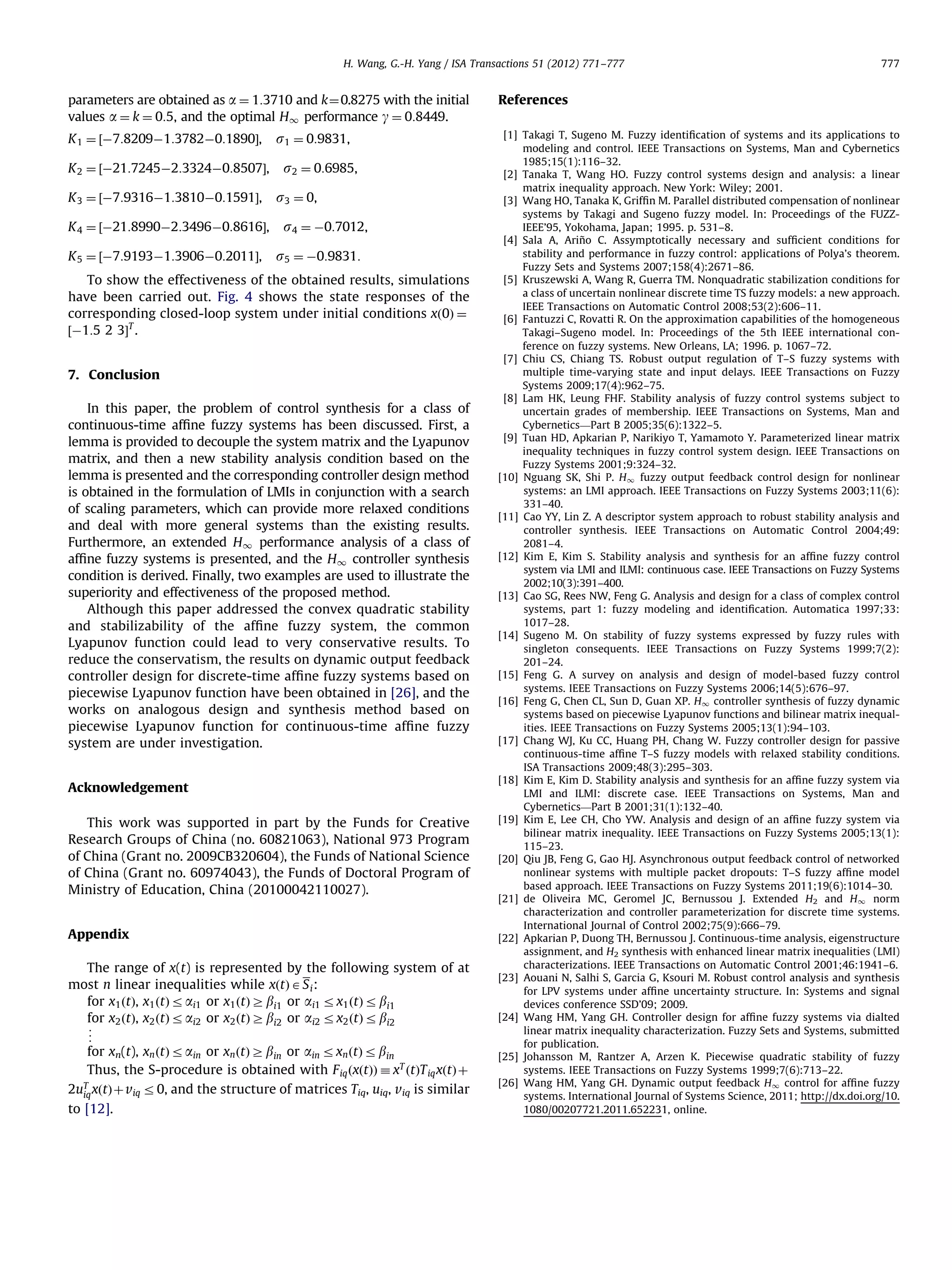 Piecewise Controller Design For Affine Fuzzy Systems Pdf