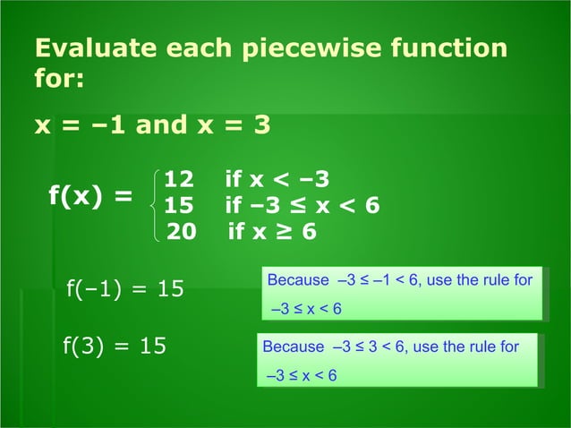 Piecewise function lesson 3 | PPT