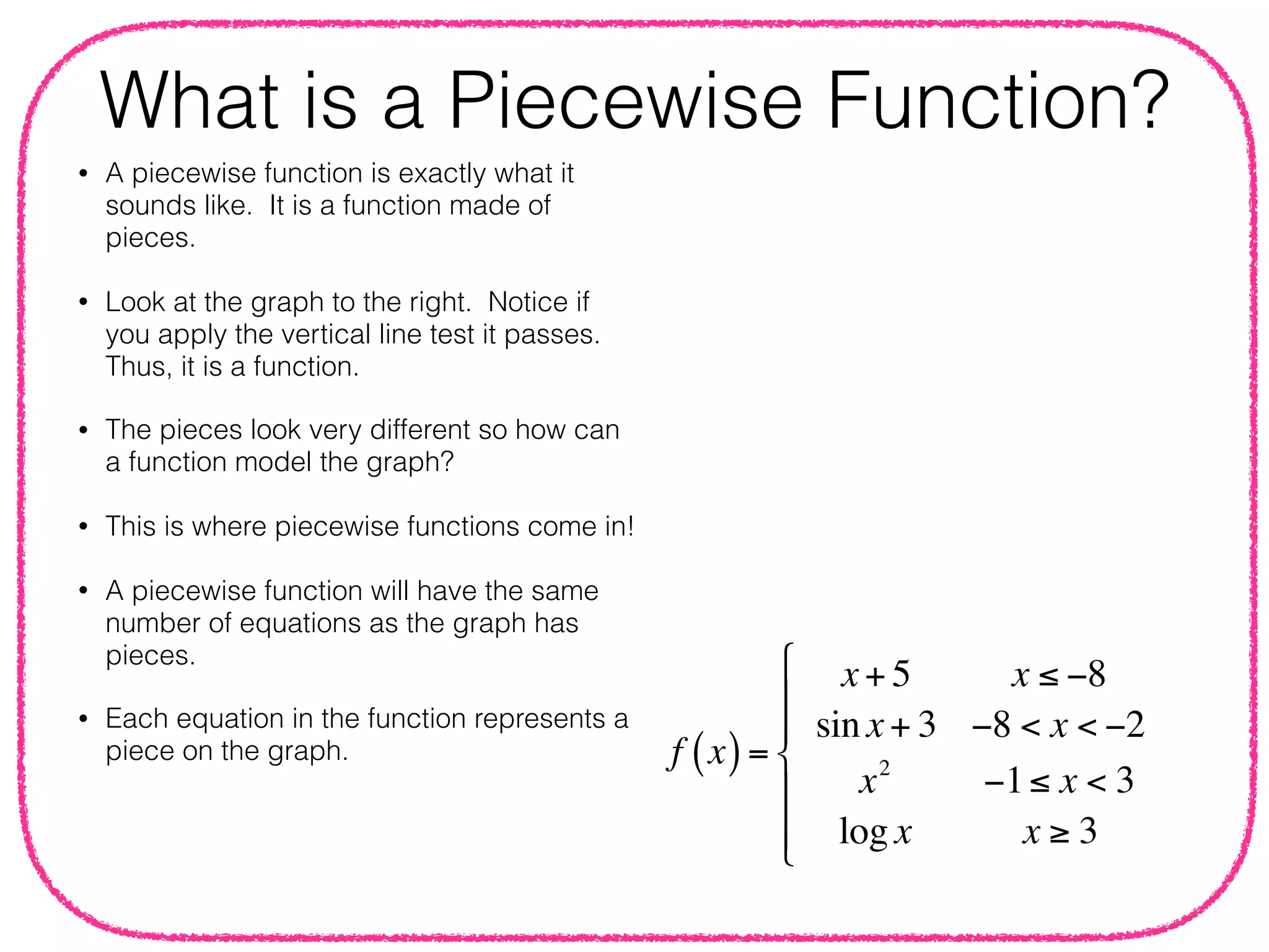 Piecewise functions | PDF