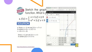 PIECEWISE FUNCTIONS for senior high school students particularly in ...
