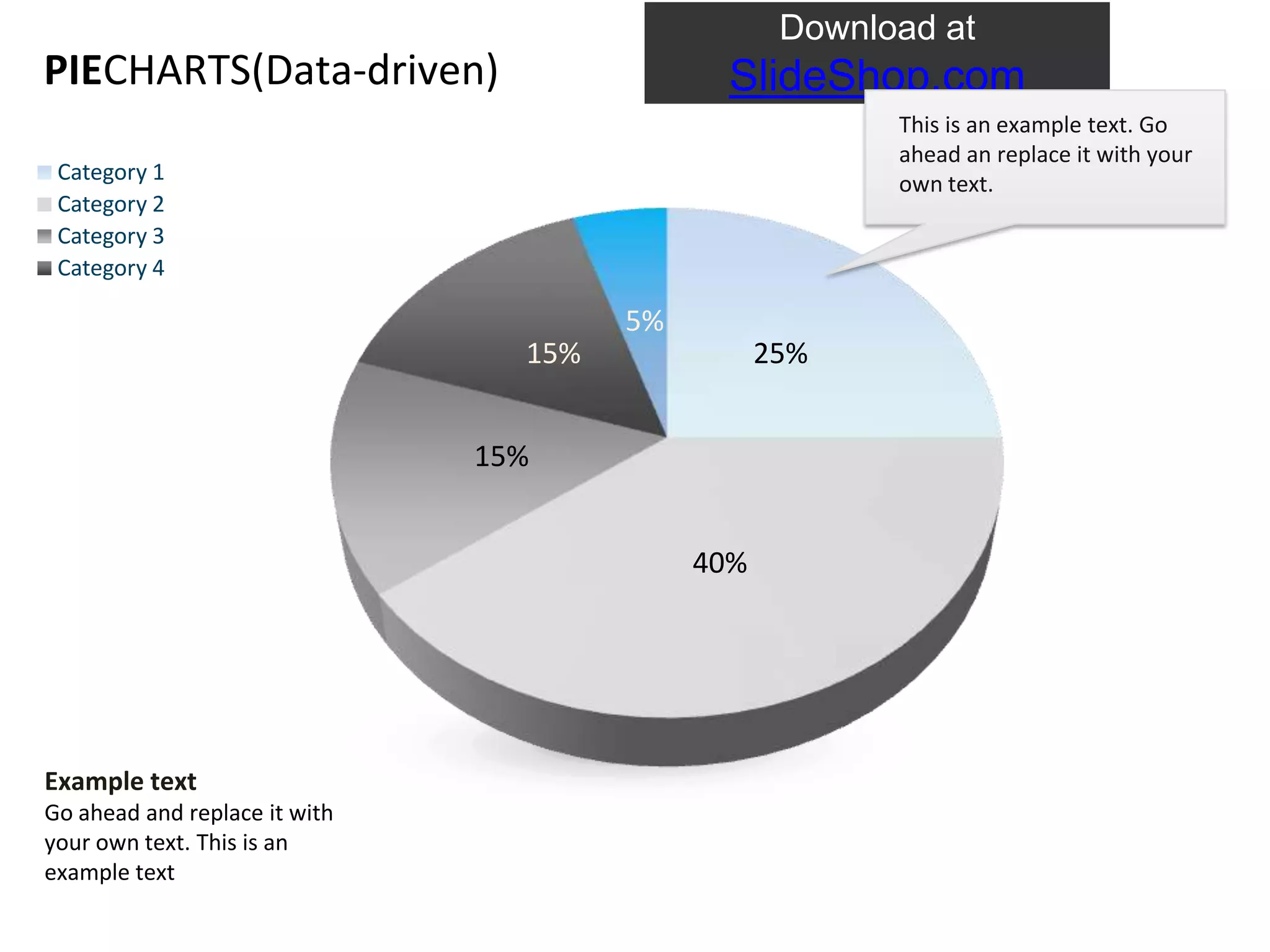 Pie chart data driven | PPT