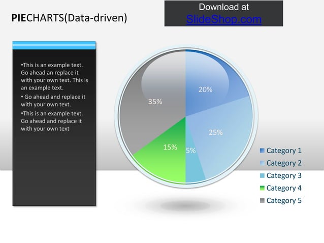 Pie chart data driven | PPT