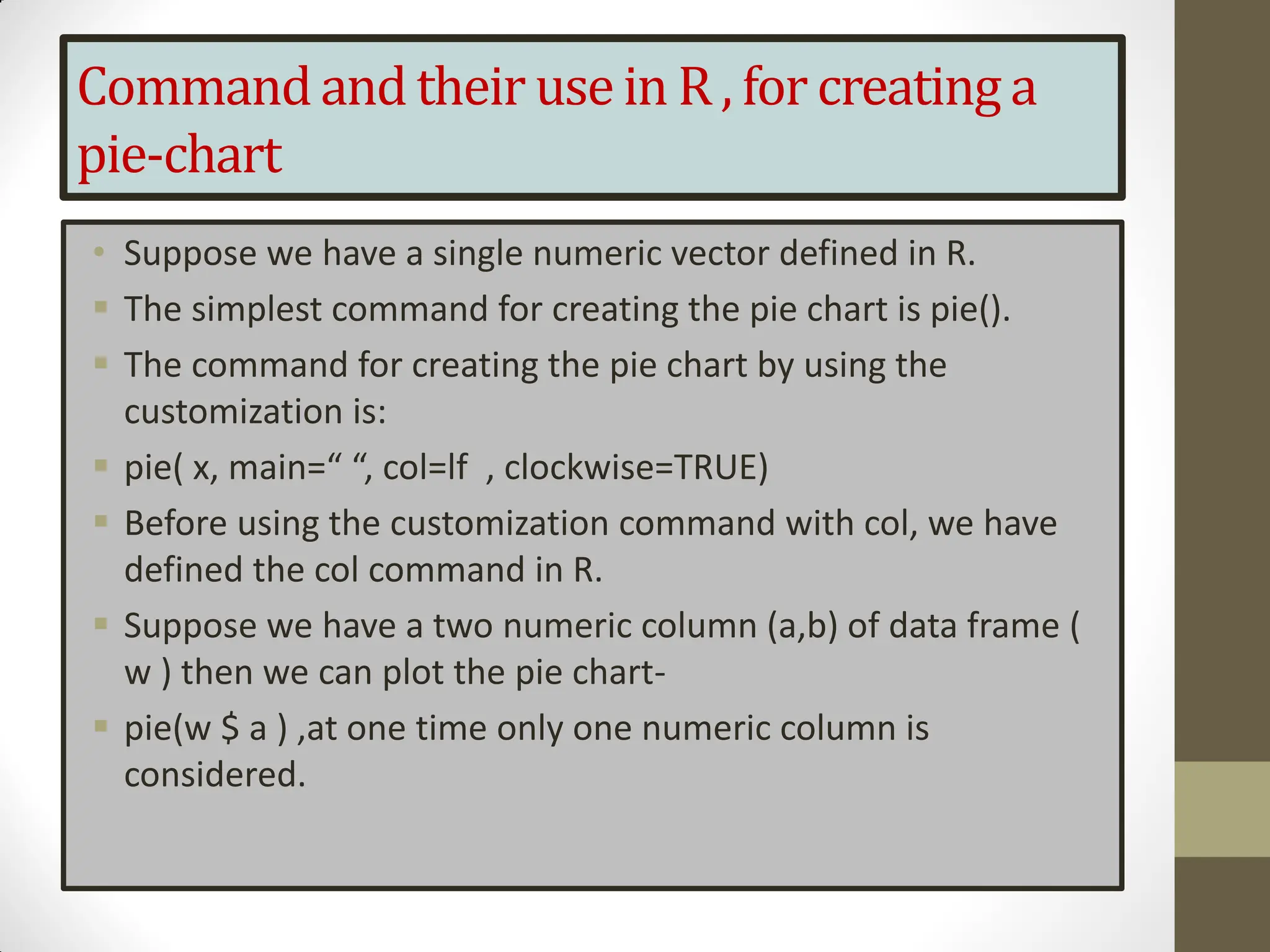pie chart ppt.pdf ppt on pie chart. Veri formal | PDF | Technology & Computing