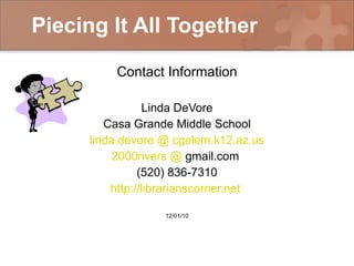 Piecing it all together | PPT