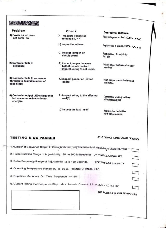 Pieco Sequential Timer | PDF