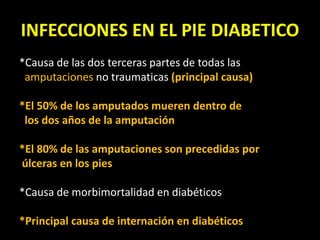 Pie diabetico infectado | PPTX