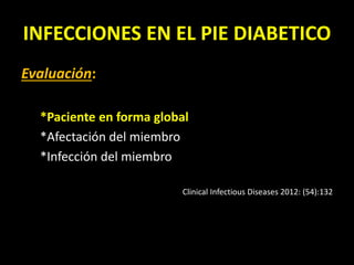 Pie diabetico infectado | PPTX