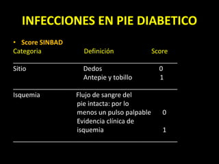 Pie diabetico infectado parte 2 | PPTX